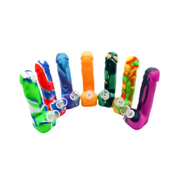Silicone Penis Hand Pipe from Happy HeadShop