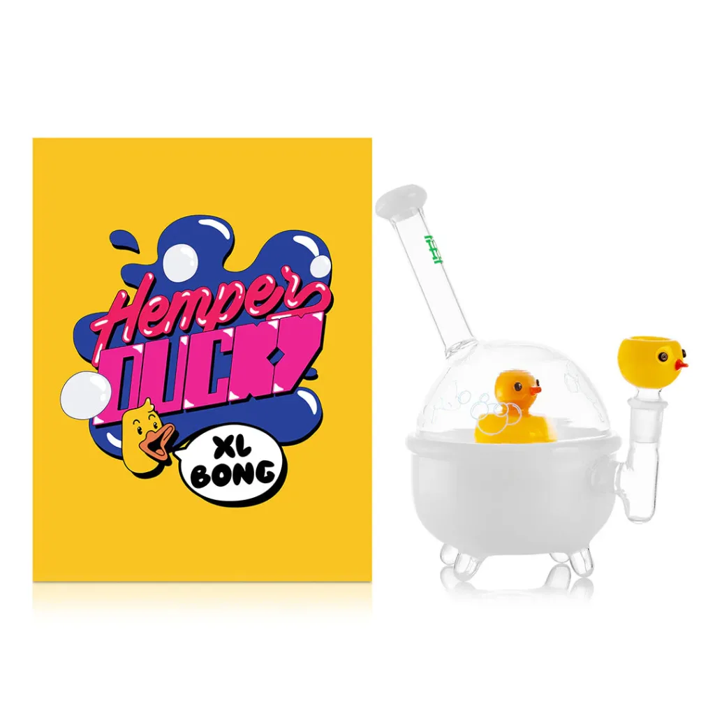 Ducky Bong – 6″ Mini Bong with Floating Duck | HappyHeadShop